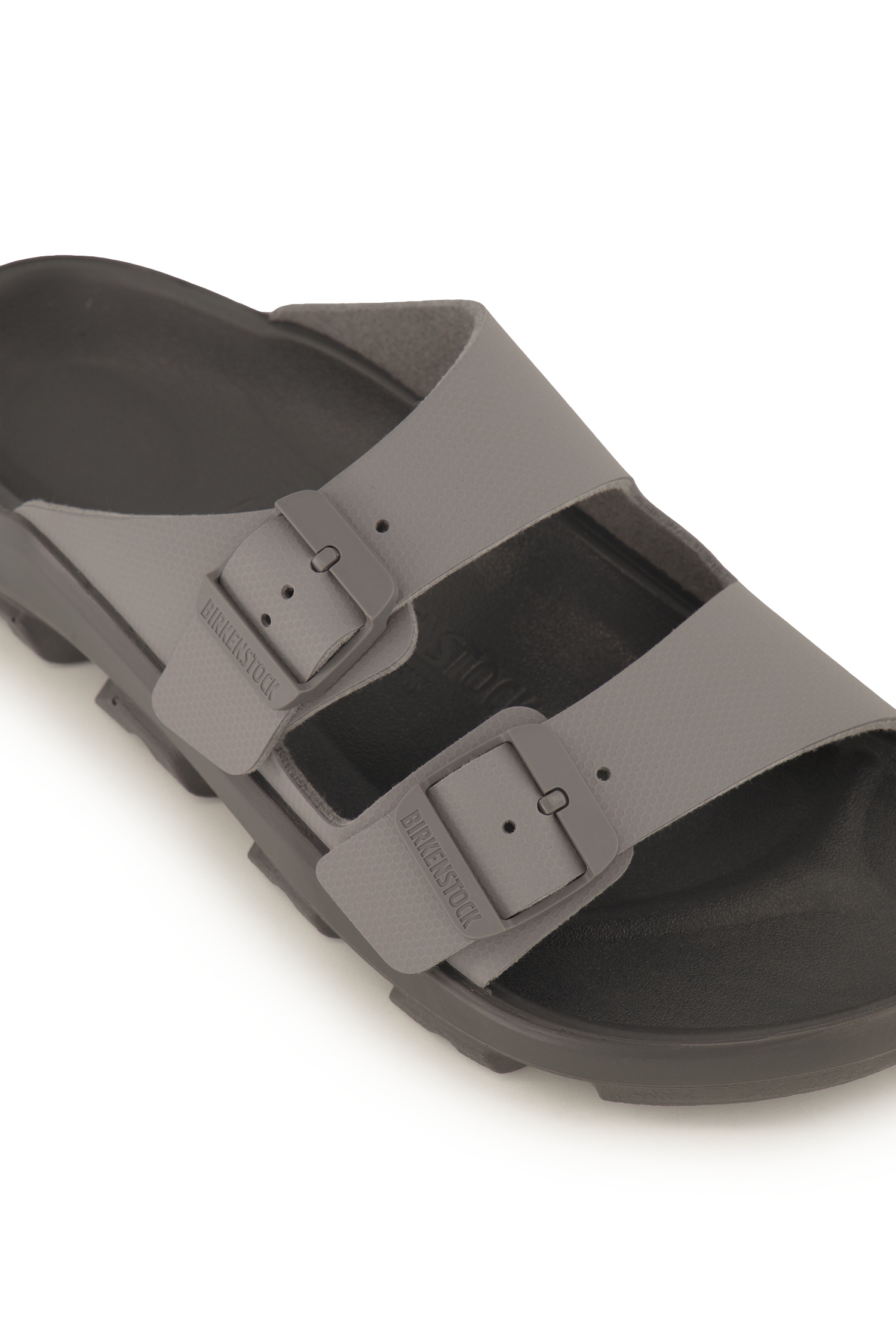 Birkenstock Mogami Terra Stealth Birko-Flor® Regular Fit Herren Slipper in grau kaufen ...