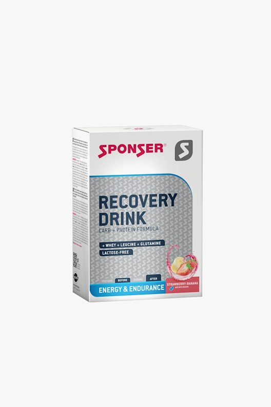 Sponser Recovery Drink Strawberry-Banana 6 x 60 g Getränkepulver in ...