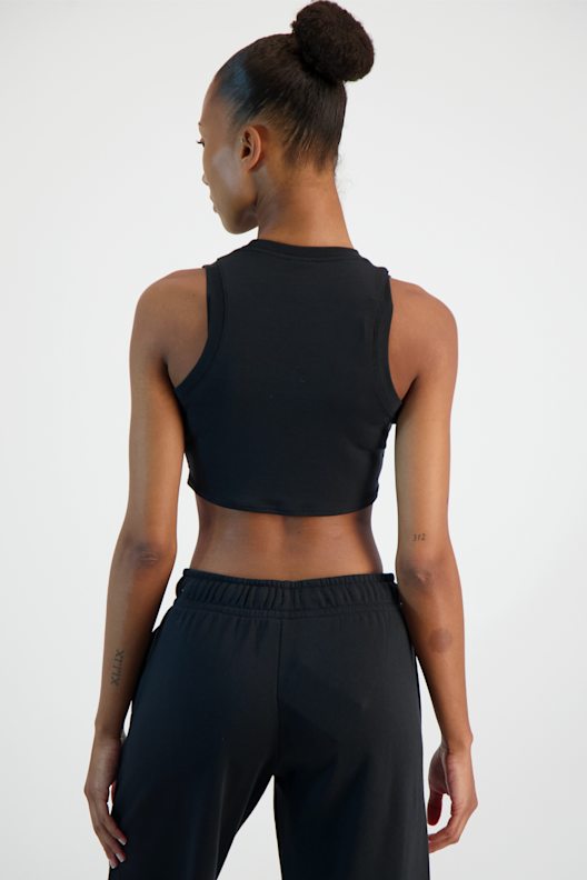 Nike Sportswear Essential Chill Knit Cropped Damen Top in schwarz ...