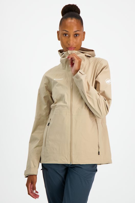 MAMMUT Linard Guide Hooded Damen Outdoorjacke in beige kaufen ...