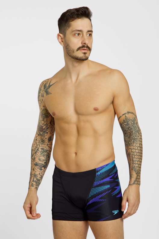 speedo Hyperboom V-Cut Herren Badehose in blau-schwarz kaufen ...