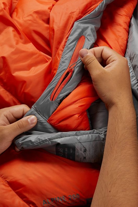 Rab Alpine 200 (3 °C) Schlafsack ZIP L in orange kaufen | ochsnersport.ch