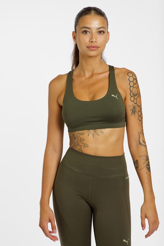 Puma Cloudspun Mid Damen Sport-BH in olive kaufen | ochsnersport.ch