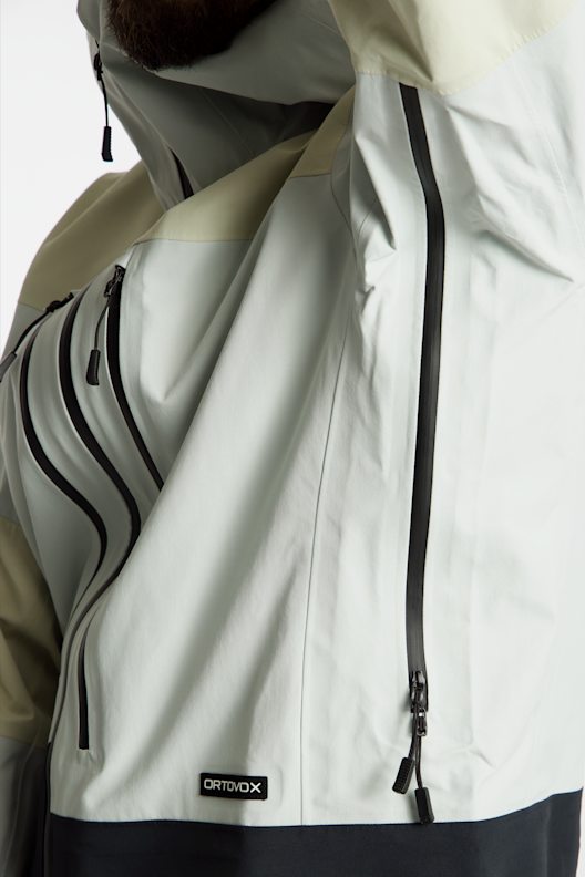 Ravine Free 3L giacca da freeride uomo Ortovox tg. XXL in grigio chiaro ...