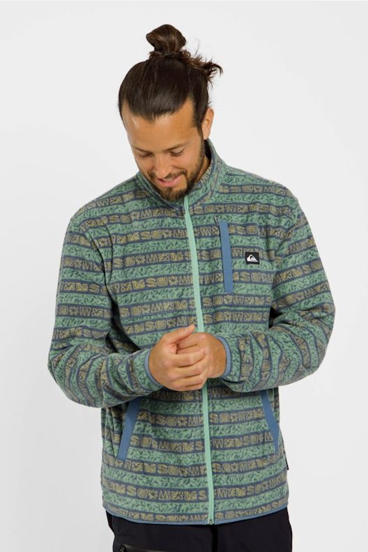 Compra No Destination midlayer uomo Quiksilver in verde | ochsnersport.ch
