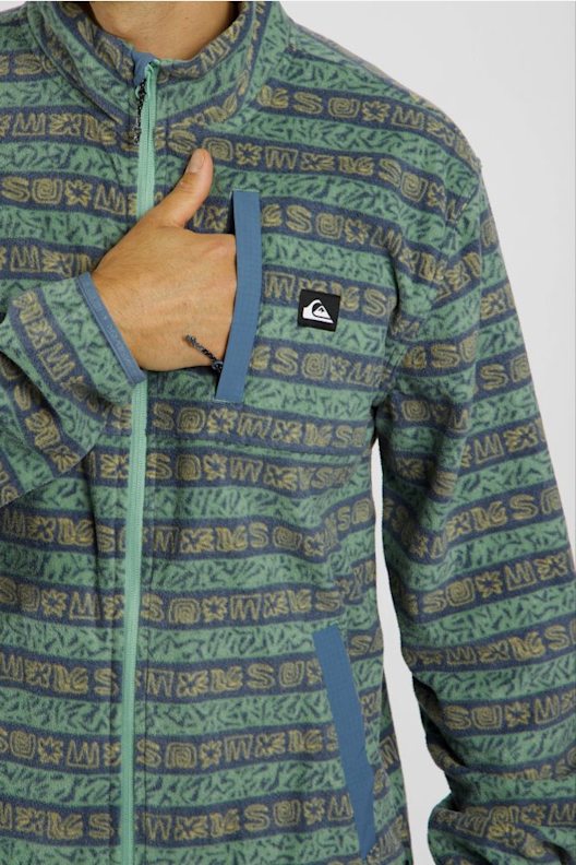 Compra No Destination midlayer uomo Quiksilver in verde | ochsnersport.ch