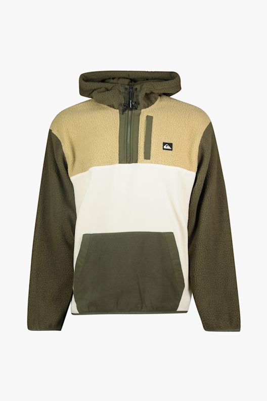 Ocean View Mix Up Fleece hoodie uomo Quiksilver tg. XL in cachi ...