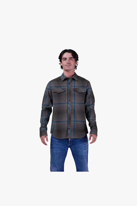 FOX Survivalist Fire Flannel LS Herren Hemd in dark shadow kaufen ...