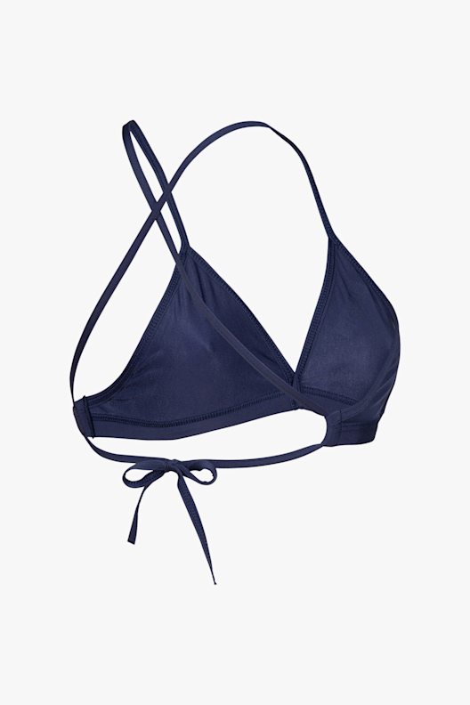 arena Team Tie Back Solid Damen Bikini Top in navy/white kaufen ...