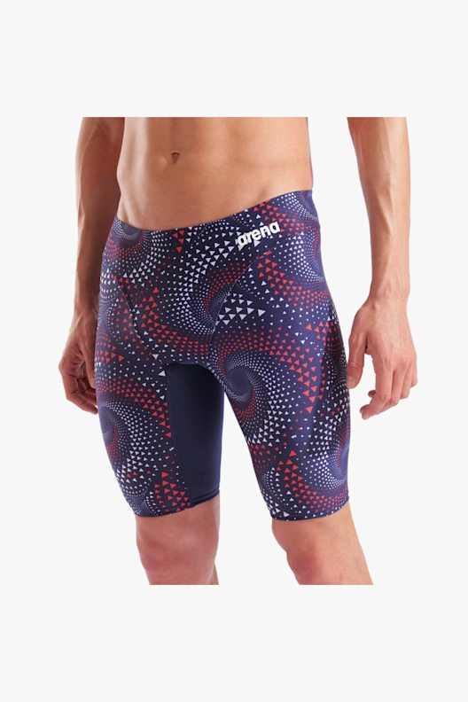 arena Fireflow Swim Jammer Herren Badehose in navy/team redwhiteblue ...